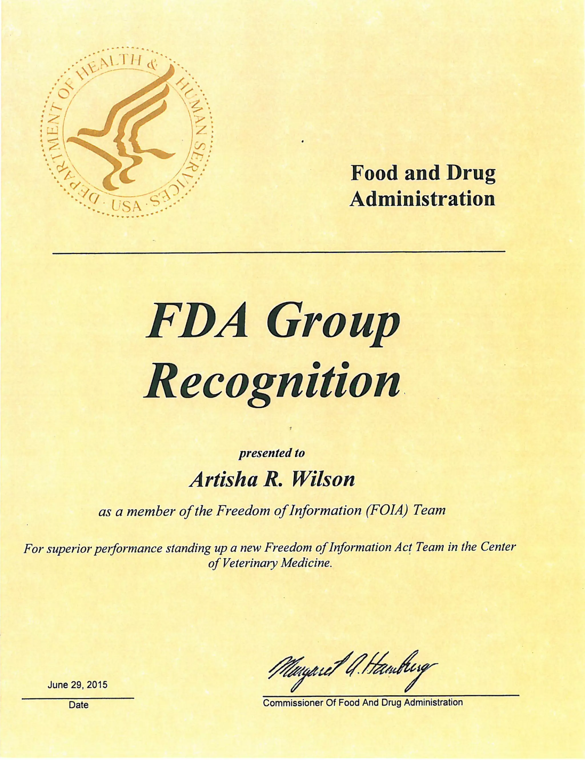 Artisha Award | PDF
