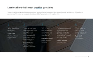 30 behavioral interview questions | PPT