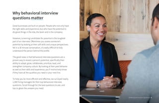 30 behavioral interview questions | PPT