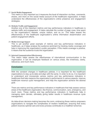 30 Best Healthcare KPIs and Metric Examples.pdf