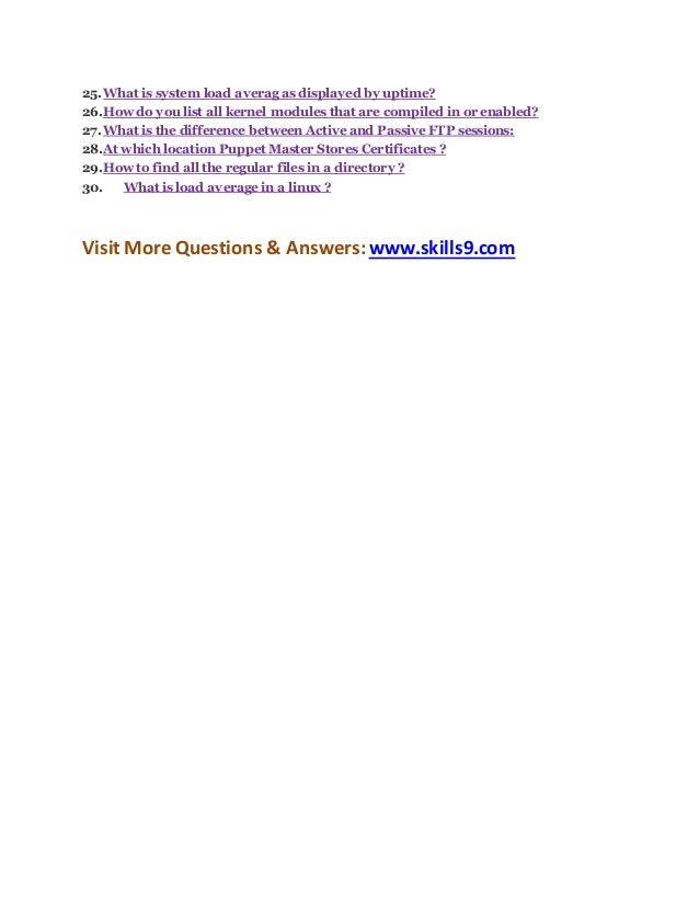 30 Best Linux Administrator Interview Questions And Answers 30-best-linux-administrator-interview-questions-and-answers