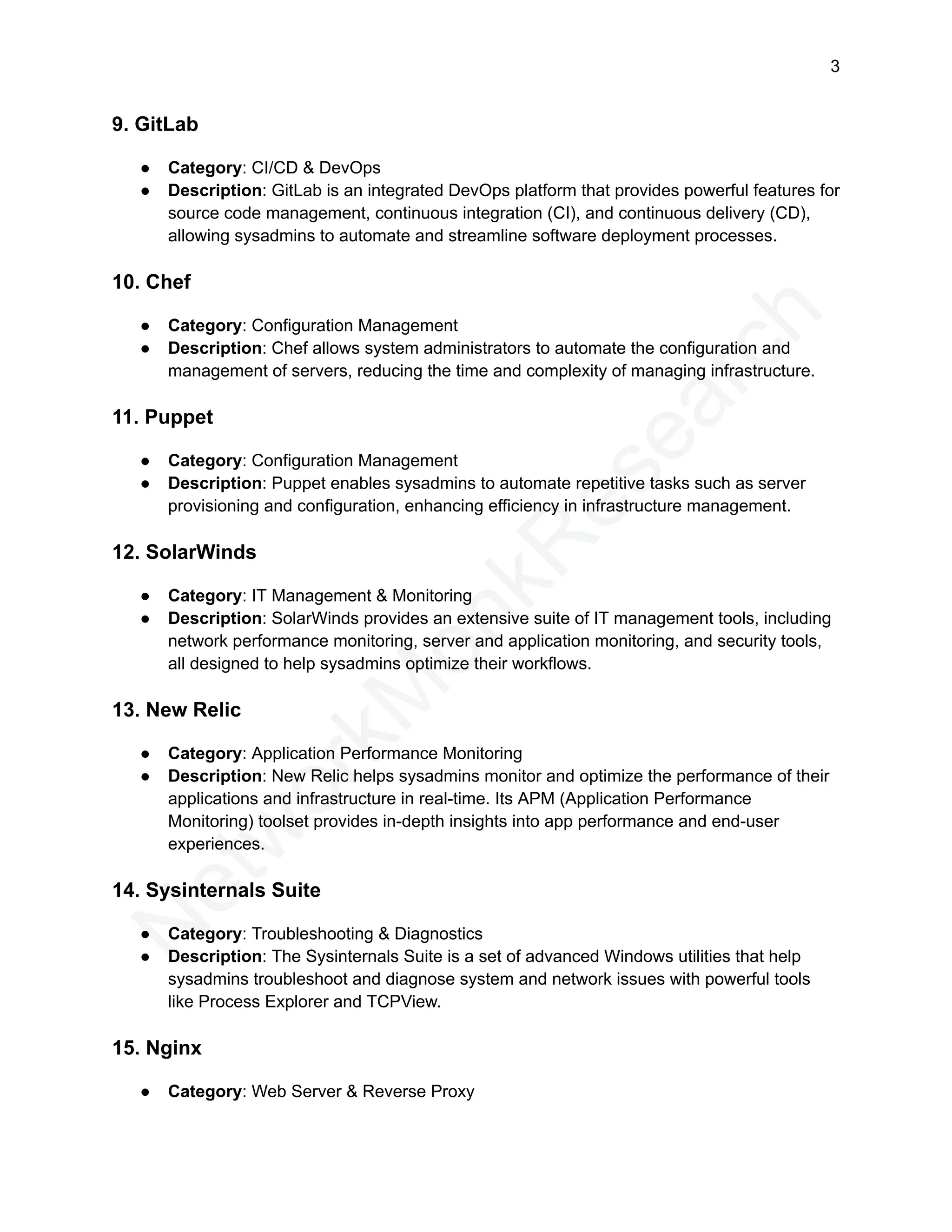 30 Best System Administrator Tools of 2025 | PDF