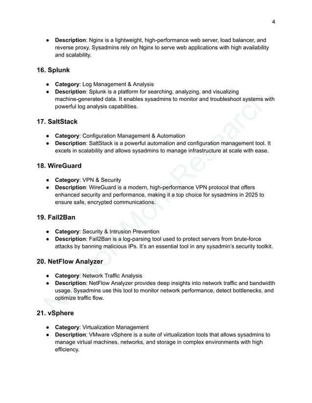 30 Best System Administrator Tools of 2025 | PDF