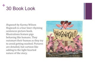 30 book look pp | PPTX | Comics and Graphic Novels | Books and Literature