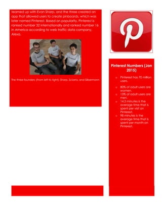 Founder of Pinterest | PDF | Technology & Computing