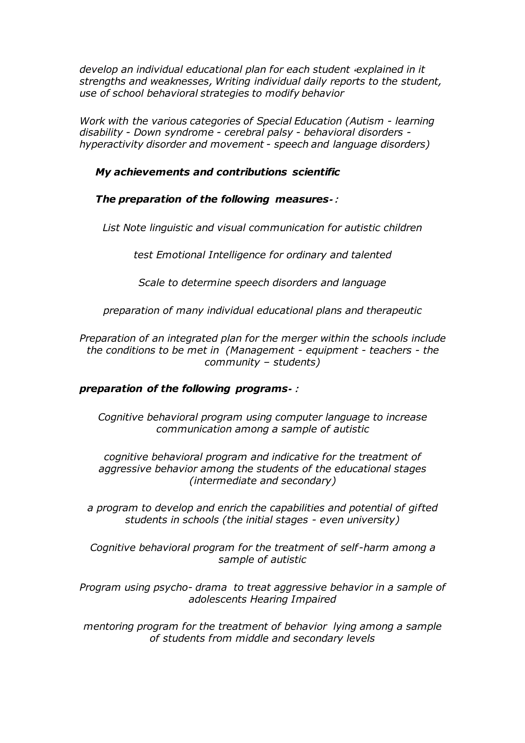 cv psychologist | DOCX