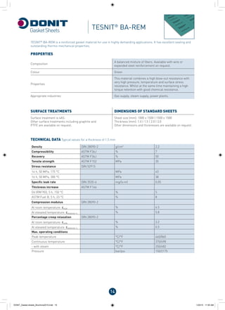DONIT_Gasket sheets_Brochure.compressed | PDF