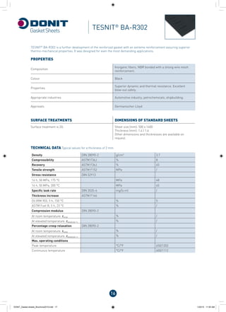DONIT_Gasket sheets_Brochure.compressed | PDF