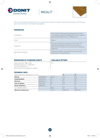DONIT_Gasket sheets_Brochure.compressed | PDF