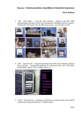 Resume May 2015 - SmartMeter&Grid | PDF