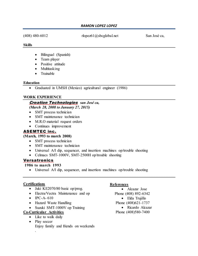ramon resume-2 | DOCX