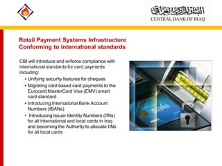Developing payments in Iraq | PPT
