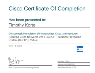 SSFIPS - cert of completion | PDF