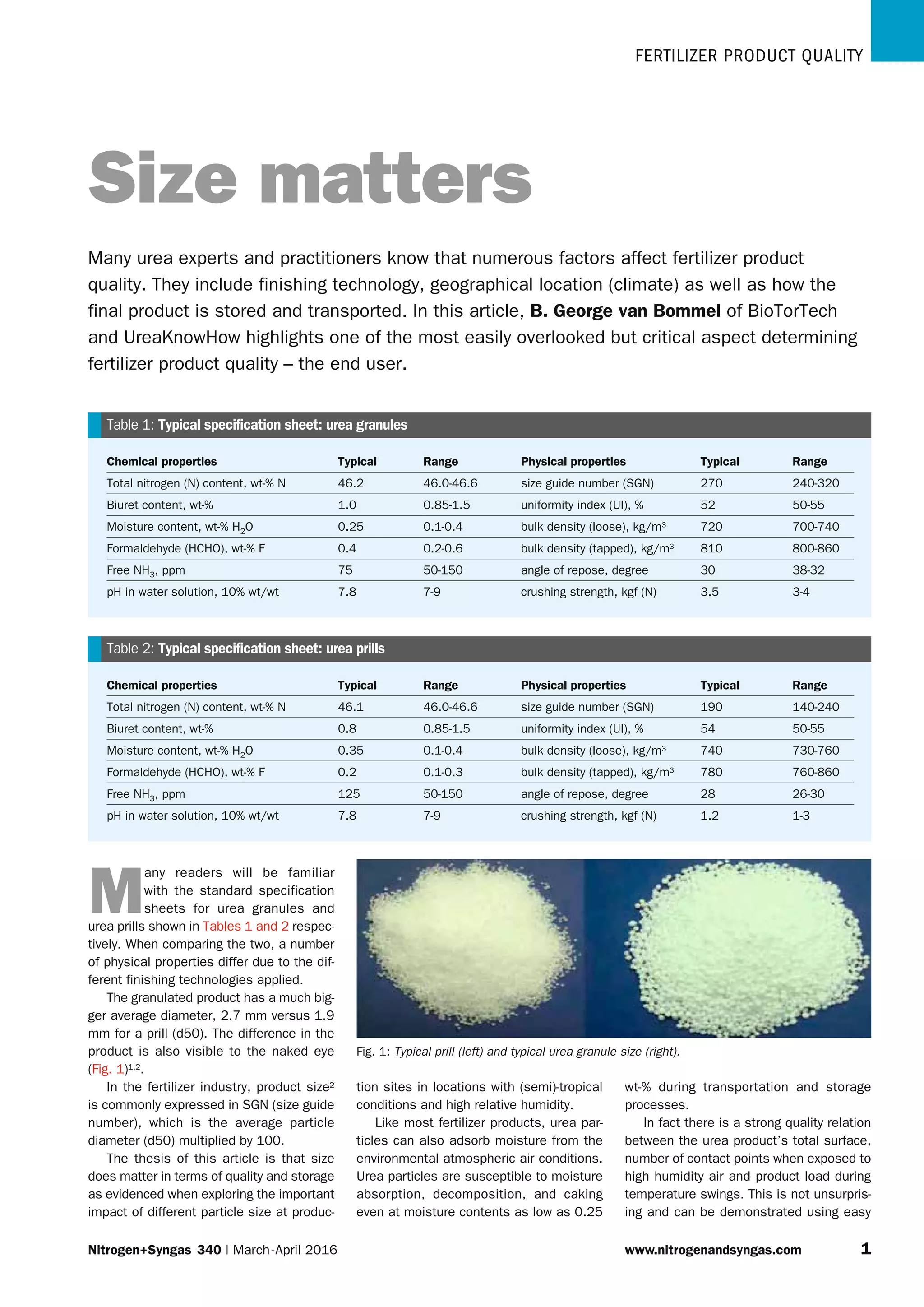Fertilizer Product Quality GVB | PDF