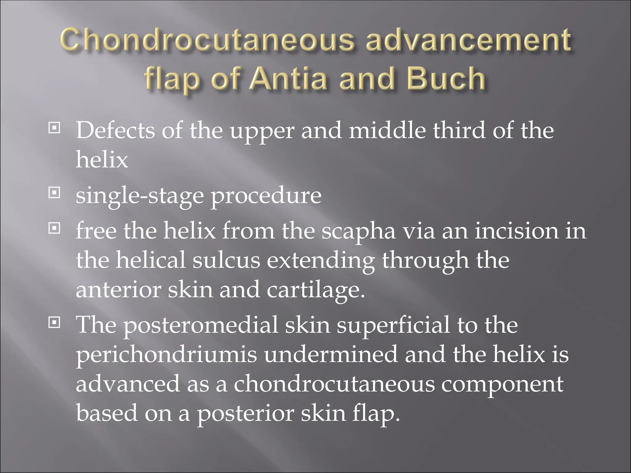 various methods of EAR RECONSTRUCTION.ppt