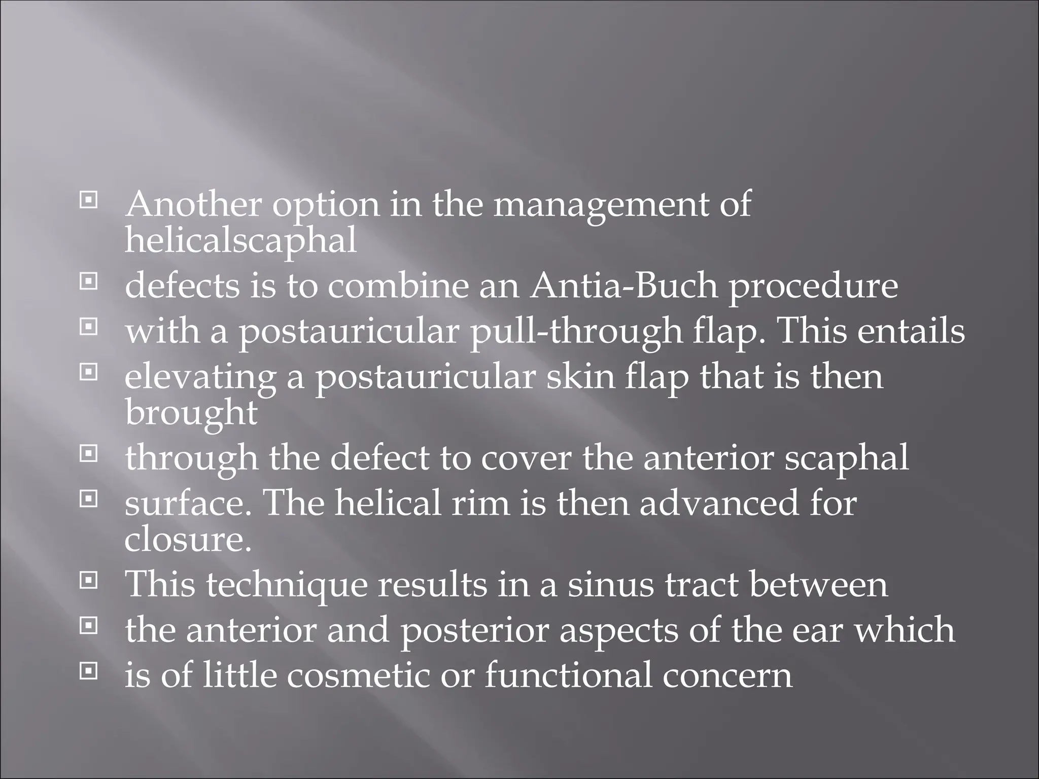 various methods of EAR RECONSTRUCTION.ppt