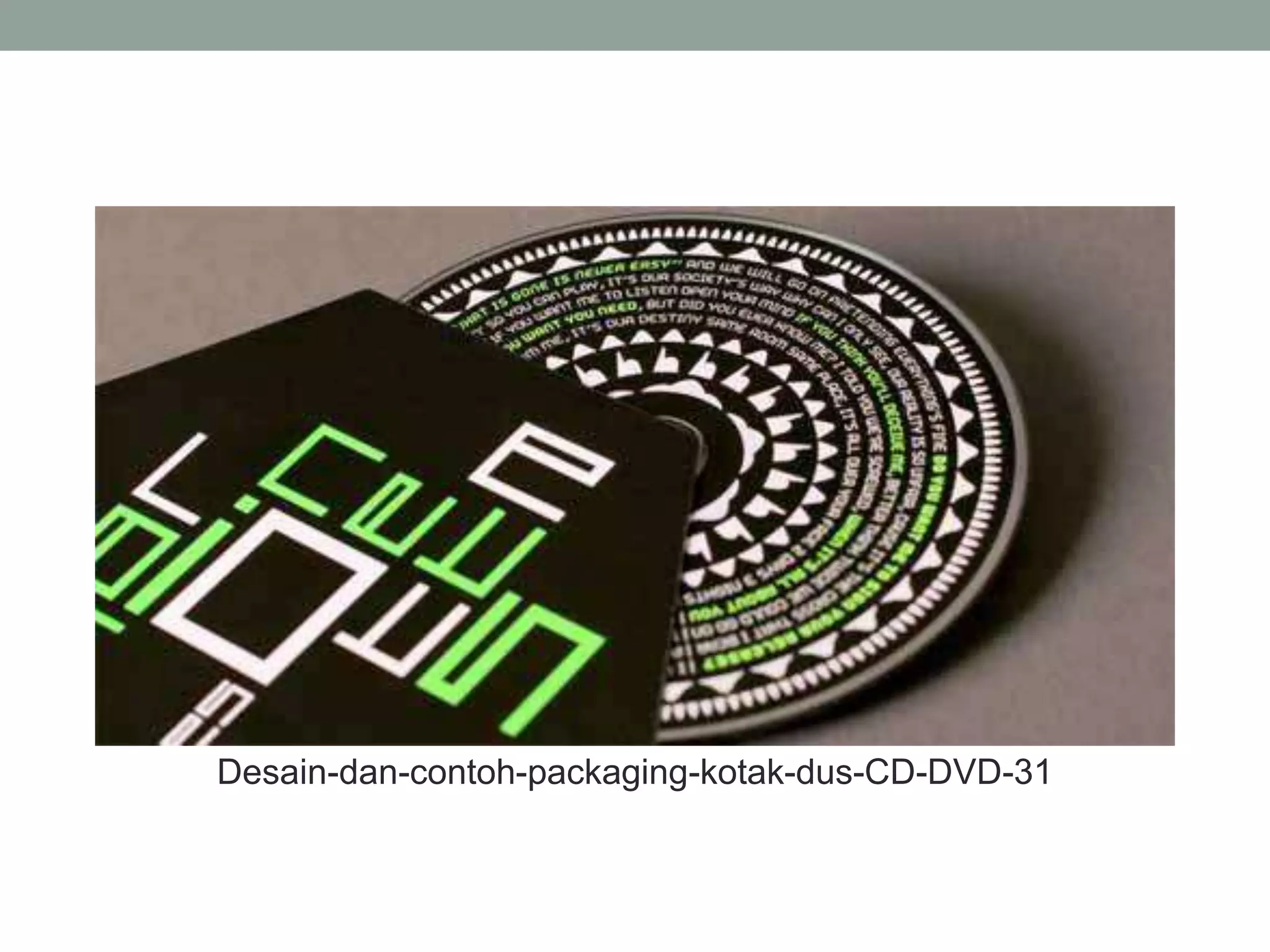 30 contoh desain packaging kemasan cd dvd | PPT