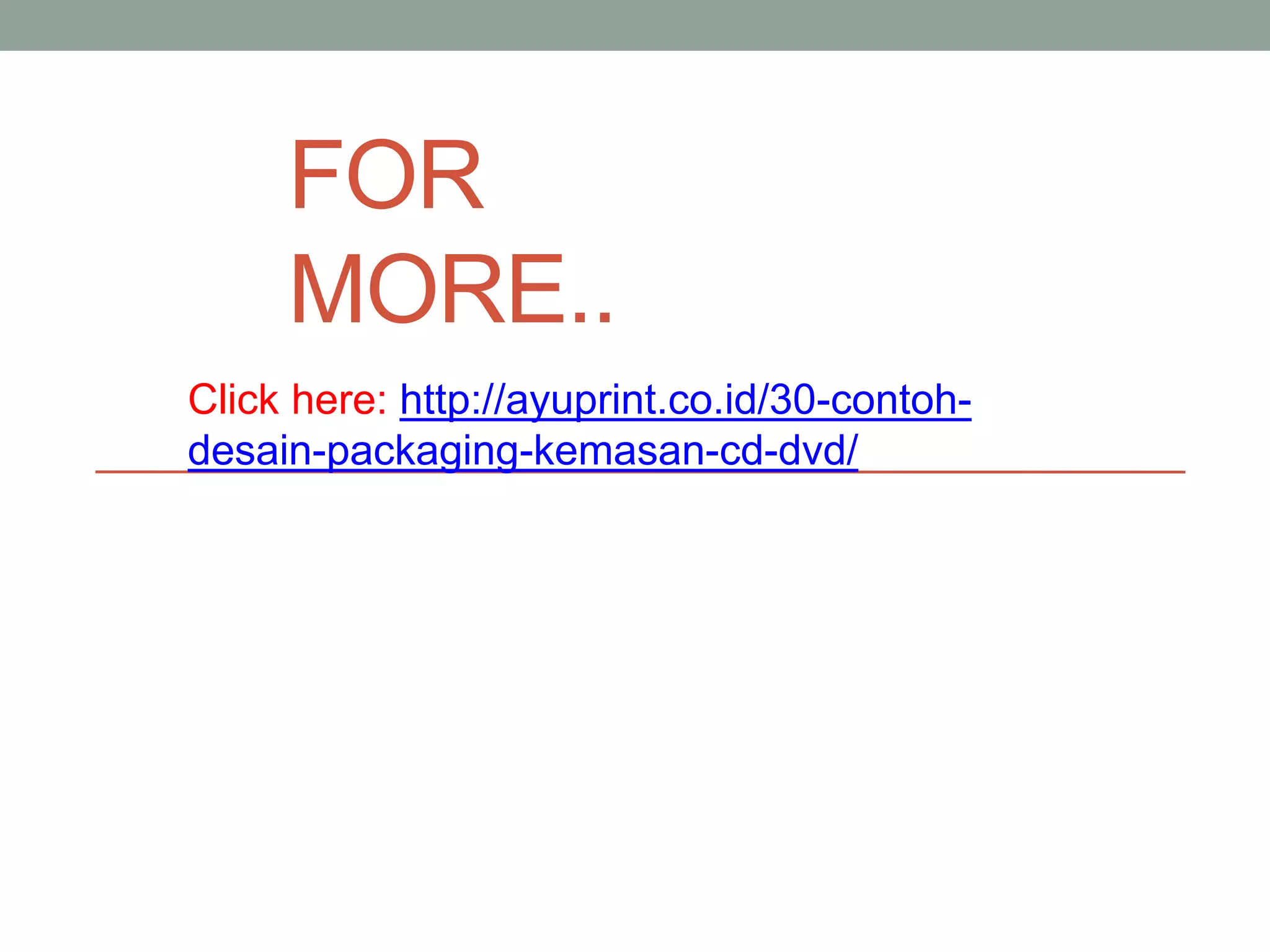 30 contoh desain packaging kemasan cd dvd | PPT