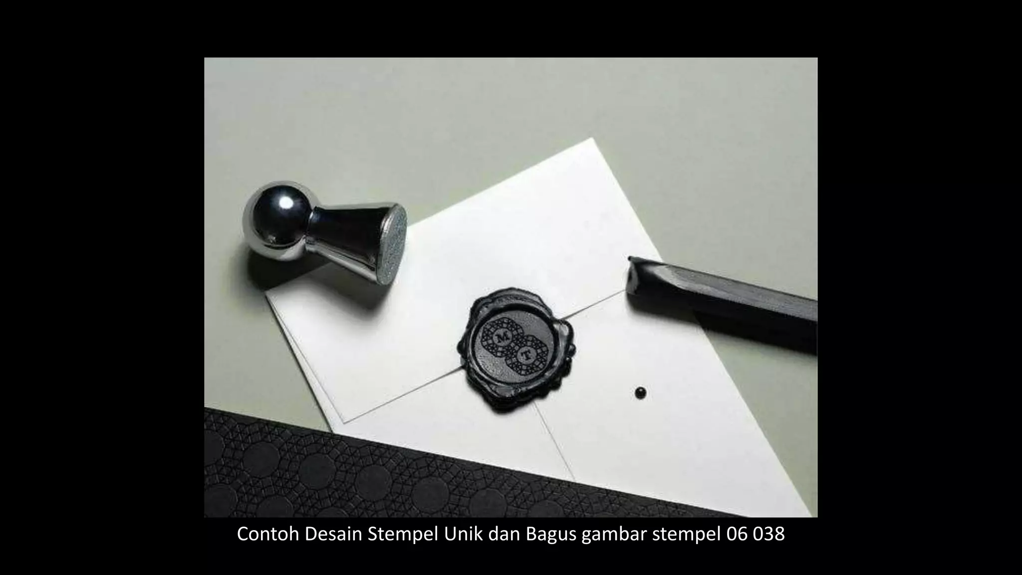 30 Contoh Desain Stempel Unik | PPTX