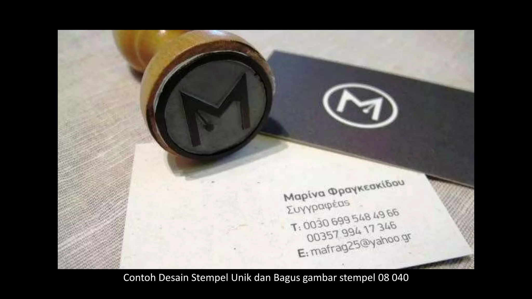 30 Contoh Desain Stempel Unik | PPTX