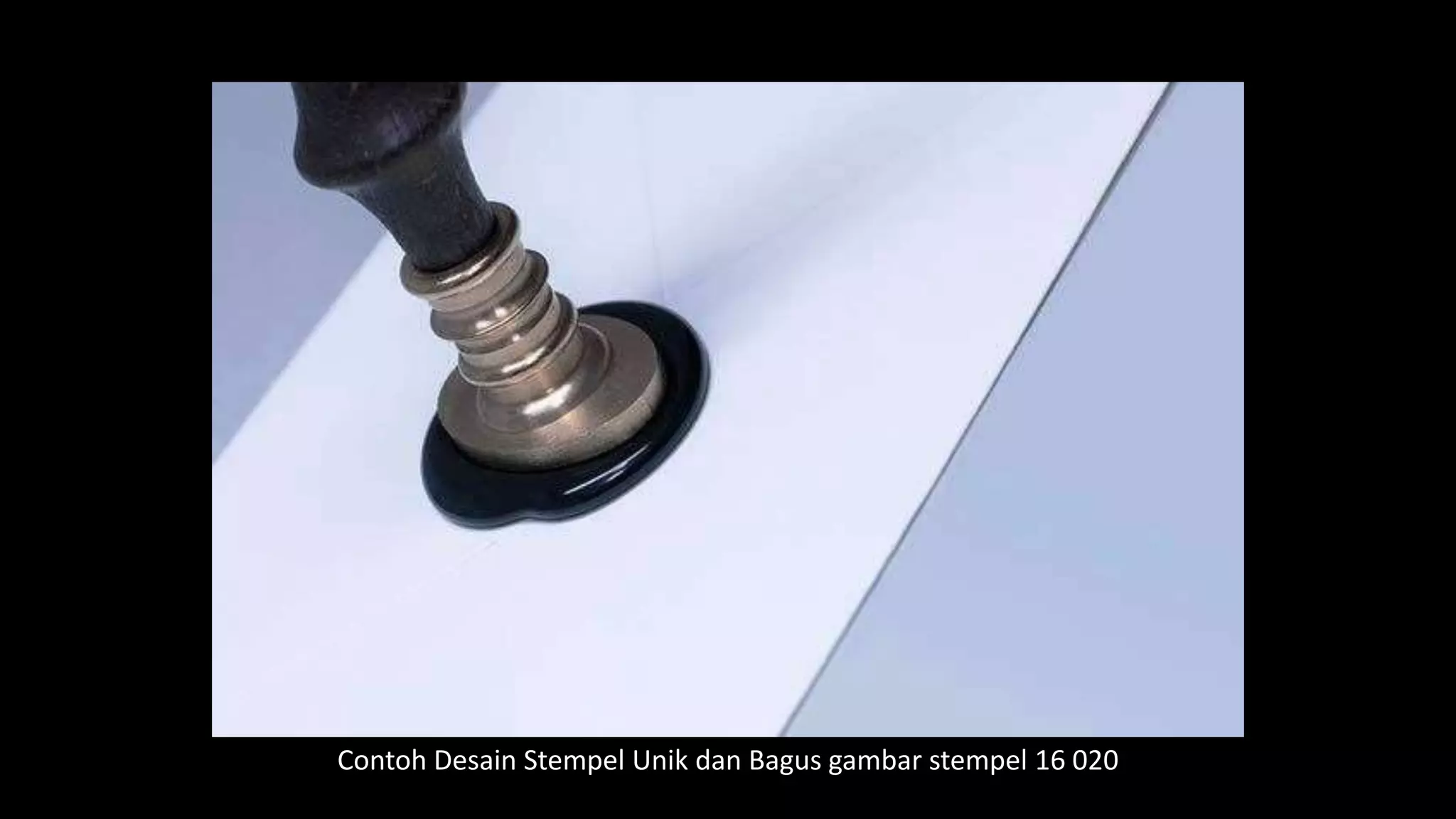 30 Contoh Desain Stempel Unik | PPT
