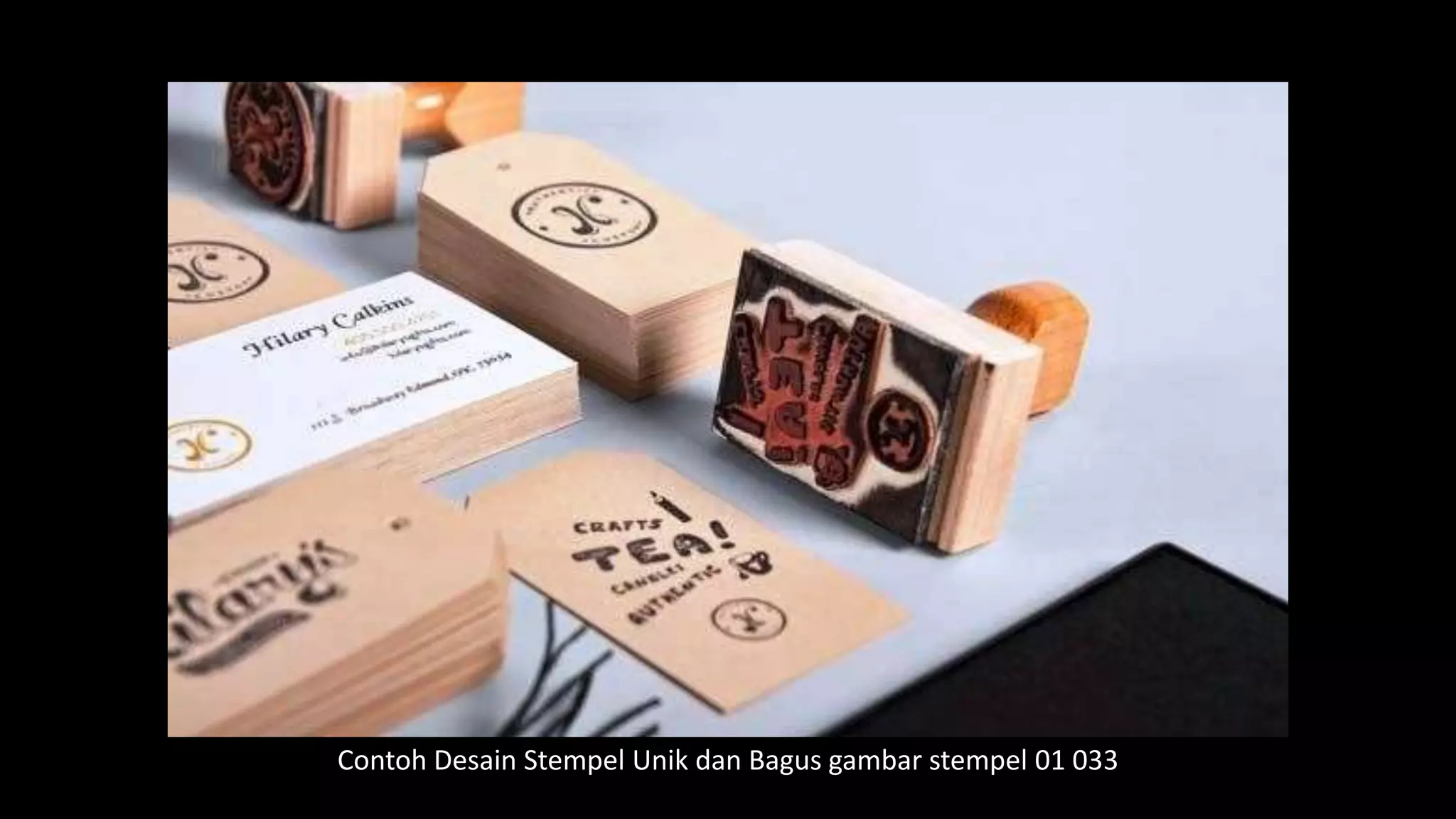 30 Contoh Desain Stempel Unik | PPTX
