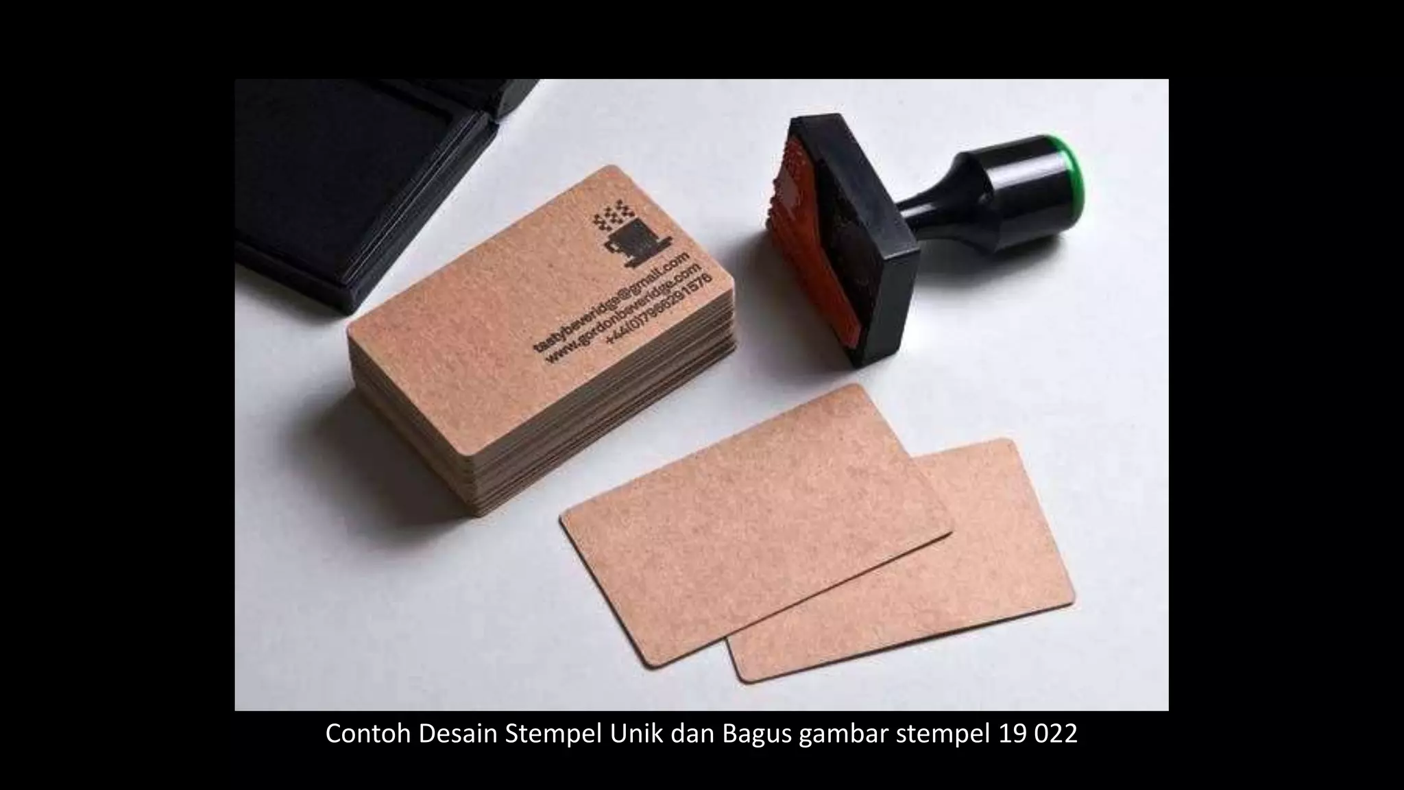 30 Contoh Desain Stempel Unik | PPT