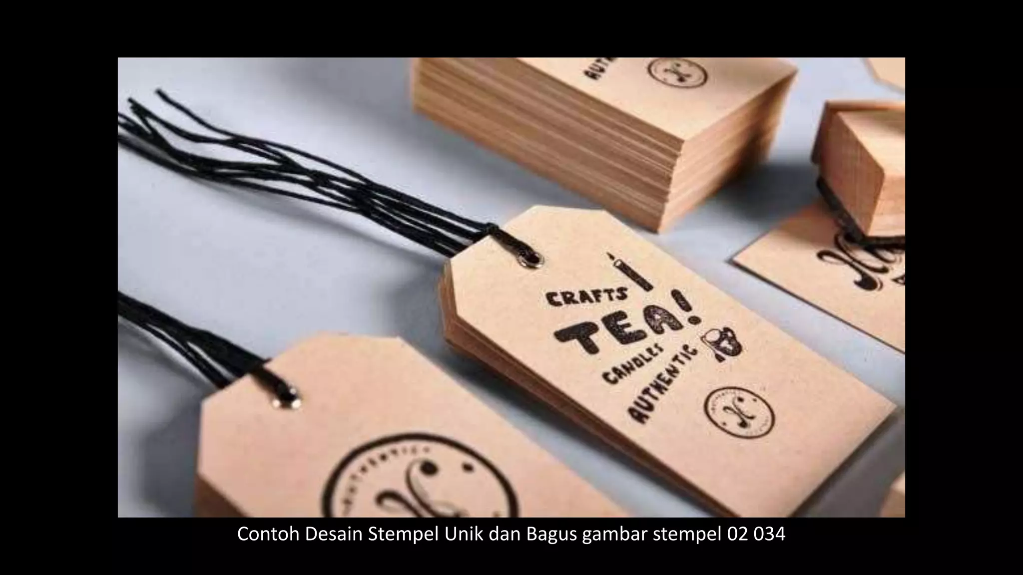 30 Contoh Desain Stempel Unik | PPTX