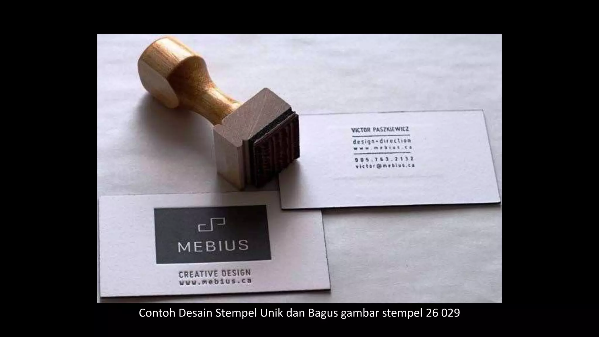 30 Contoh Desain Stempel Unik | PPT