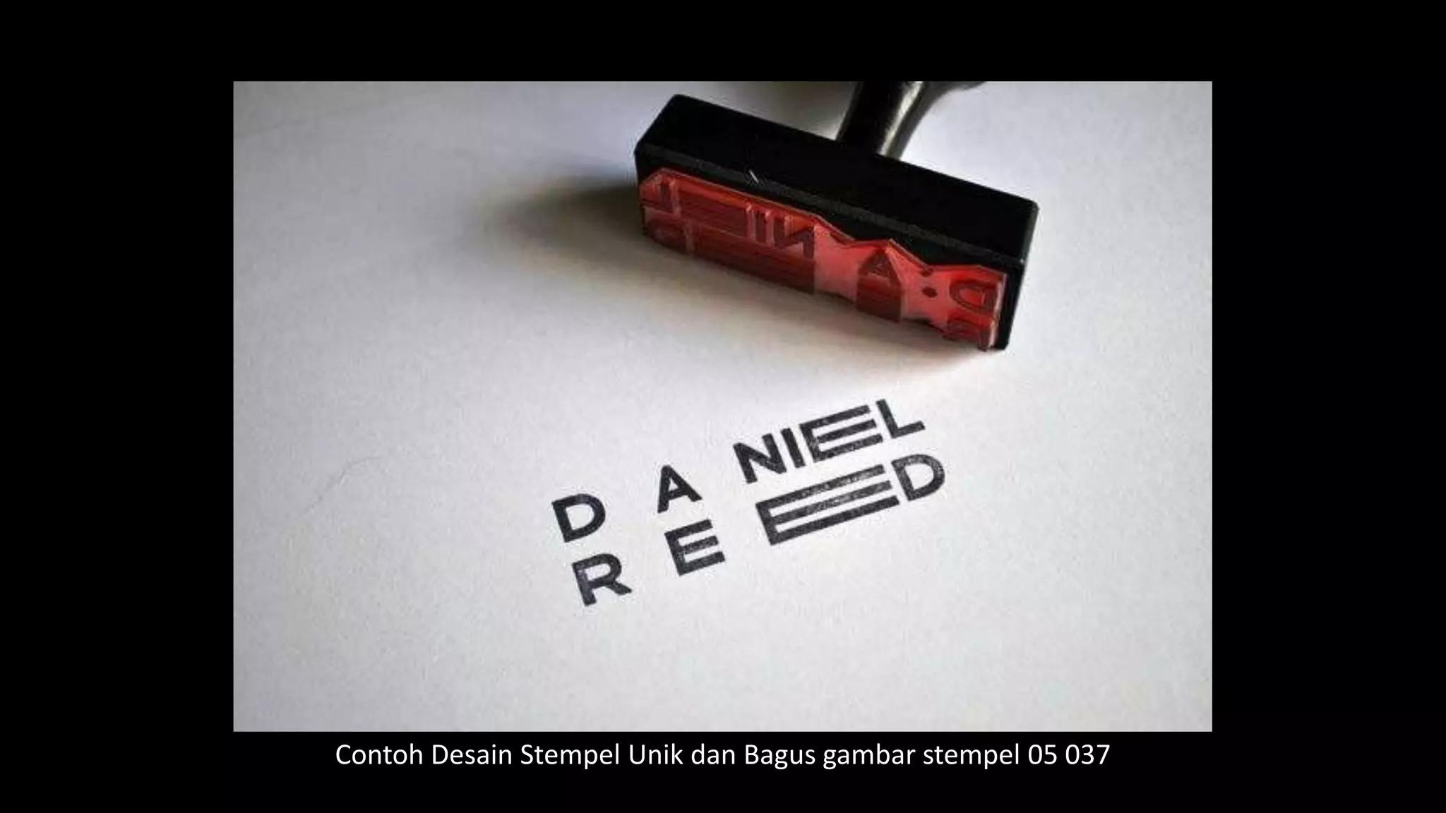 30 Contoh Desain Stempel Unik | PPTX