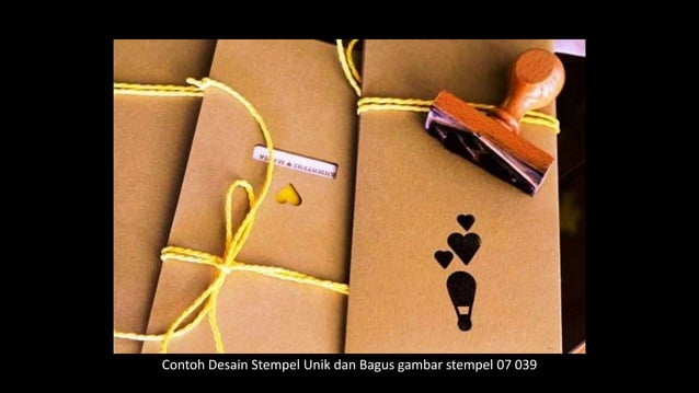 30 Contoh Desain Stempel Unik | PPT