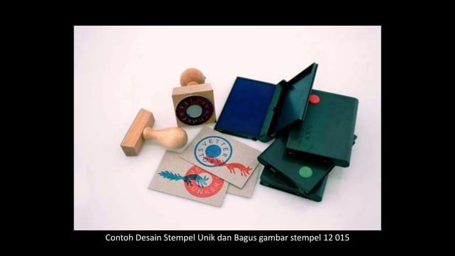 30 Contoh Desain Stempel Unik | PPT
