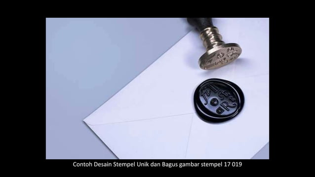 30 Contoh Desain Stempel Unik | PPT