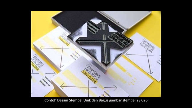 30 Contoh Desain Stempel Unik | PPT