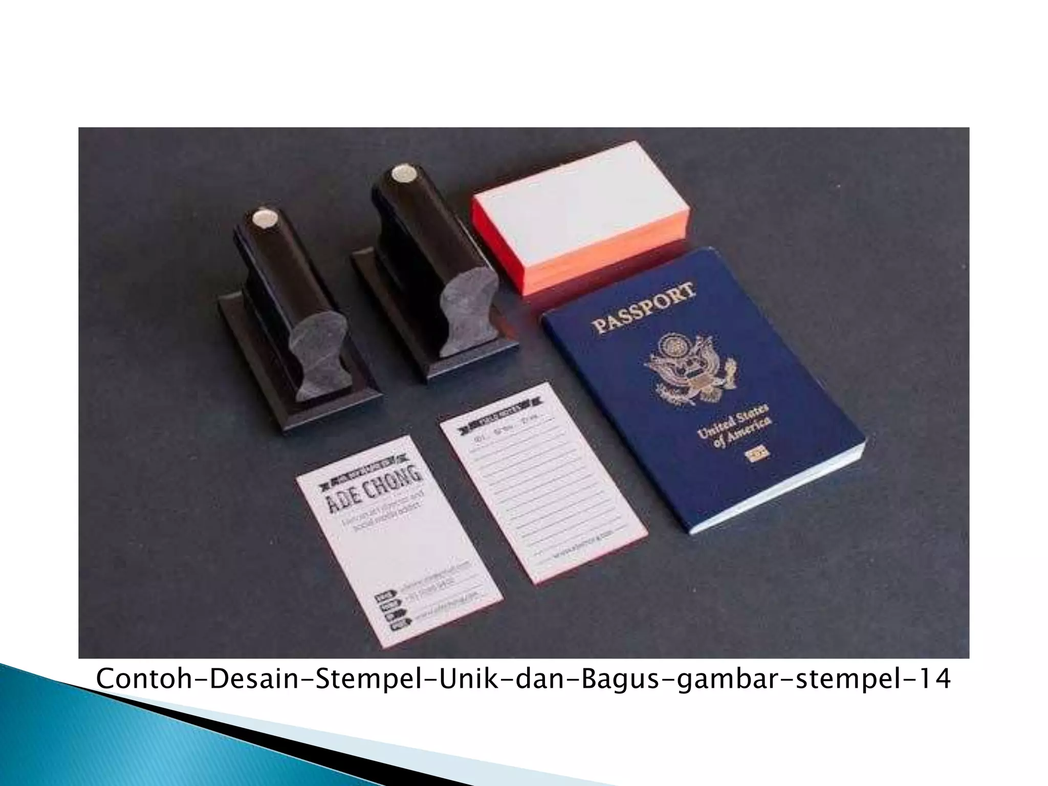 30 contoh desain stempel unik dan bagus | PPTX