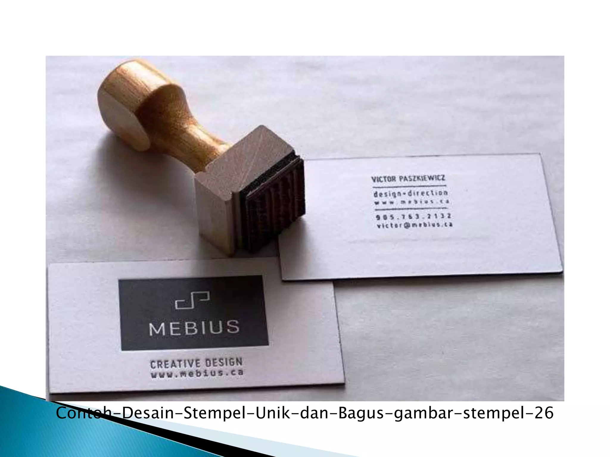 30 contoh desain stempel unik dan bagus | PPTX
