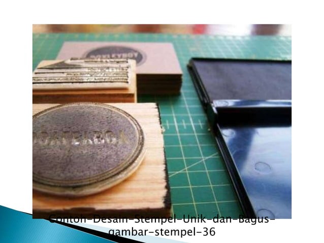30 contoh desain stempel unik dan bagus | PPTX