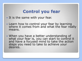 Control your emotions | PPTX