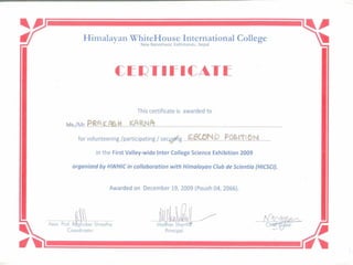 certificates | PPT