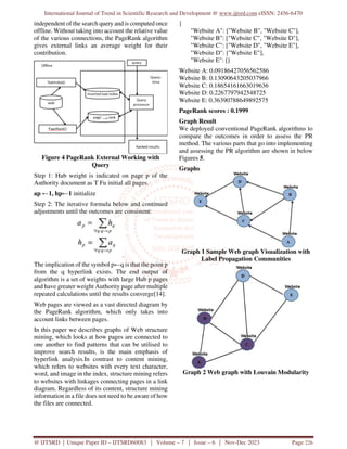 Data Processing in Web Mining Structure by Hyperlinks and Pagerank | PDF | Web Design and HTML ...