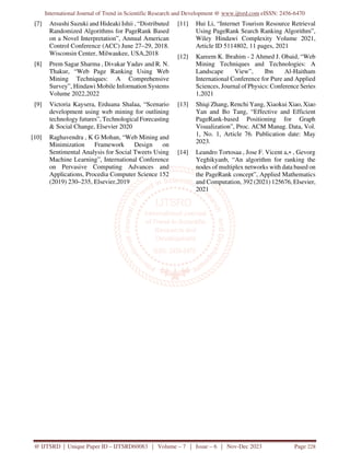 Data Processing in Web Mining Structure by Hyperlinks and Pagerank ...