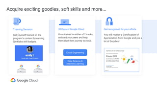 30 days of google cloud kickstarter | PPT