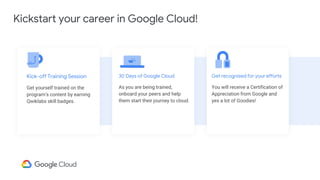 30 days of google cloud intro | PPT