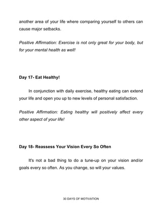 30 days of motivation | PDF