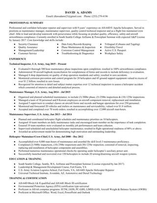 David Adams Resume | PDF