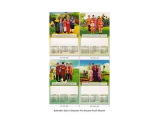 30 desain kalender 2016 pro 3 bulanan ao beautiful | PPTX
