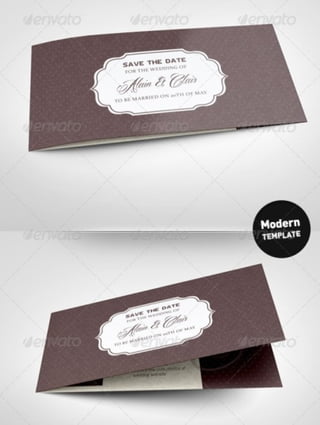 30 desain undangan pernikahan terbaik template photoshop | PPTX