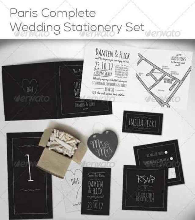 30 desain undangan pernikahan terbaik template photoshop | PPT