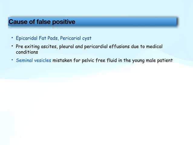 FAST focused assessment with sonography for trauma | PPTX