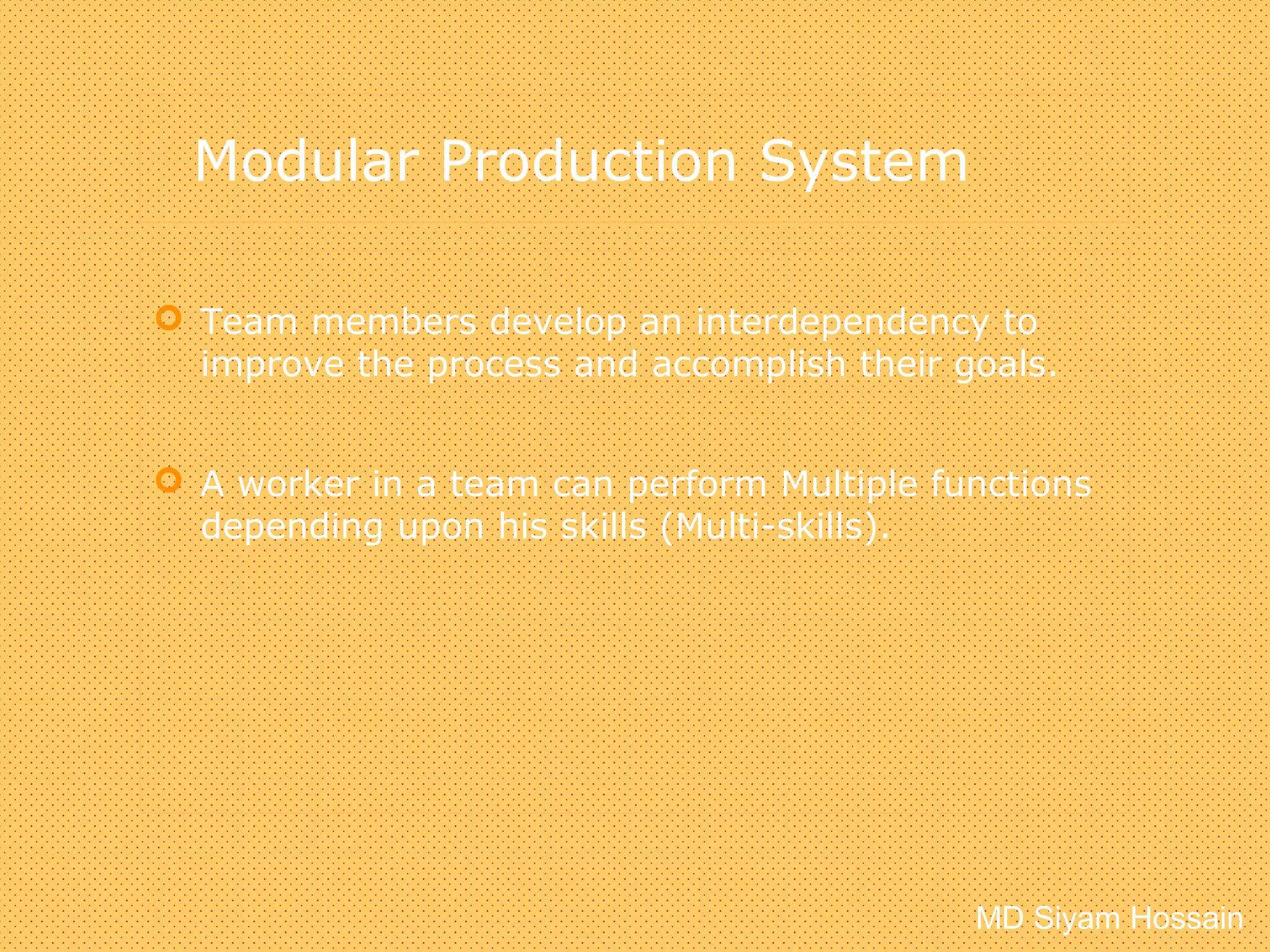 garments production system | PPT